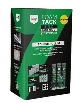 Tec7 FoamTack Pro Construct Starter Kit kleefschuim